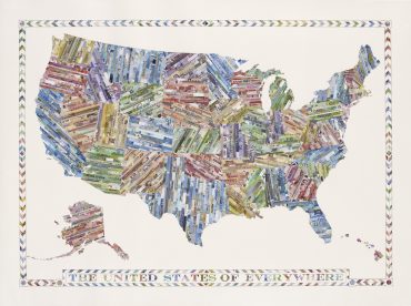 Original Money Map Collages | Justine Smith