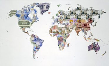 Original Money Map Collages | Justine Smith