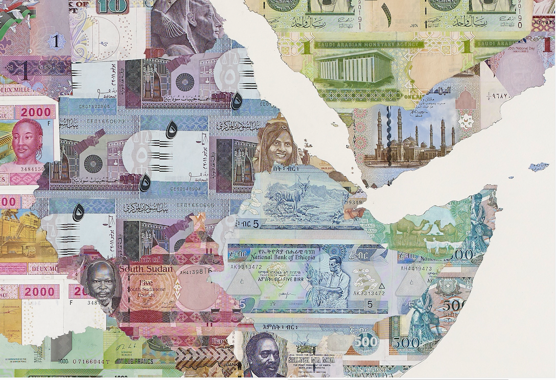 Money Map of Africa 2015 – detail | Justine Smith