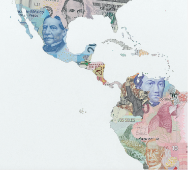 Original Money Map Collages | Justine Smith