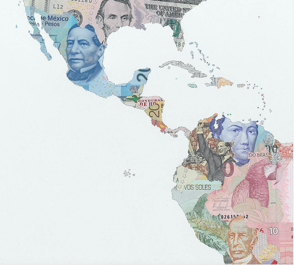 Money Map of the World 2013 – detail | Justine Smith