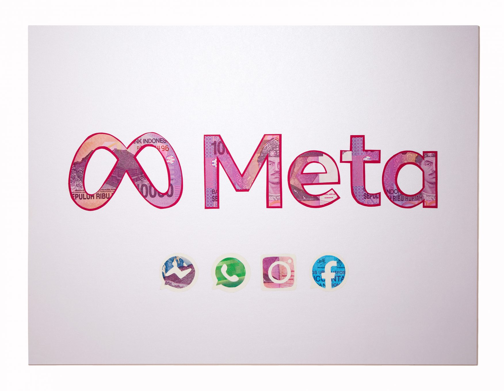 Original Word, Coin and Symbol Sculpture | Justine Smith